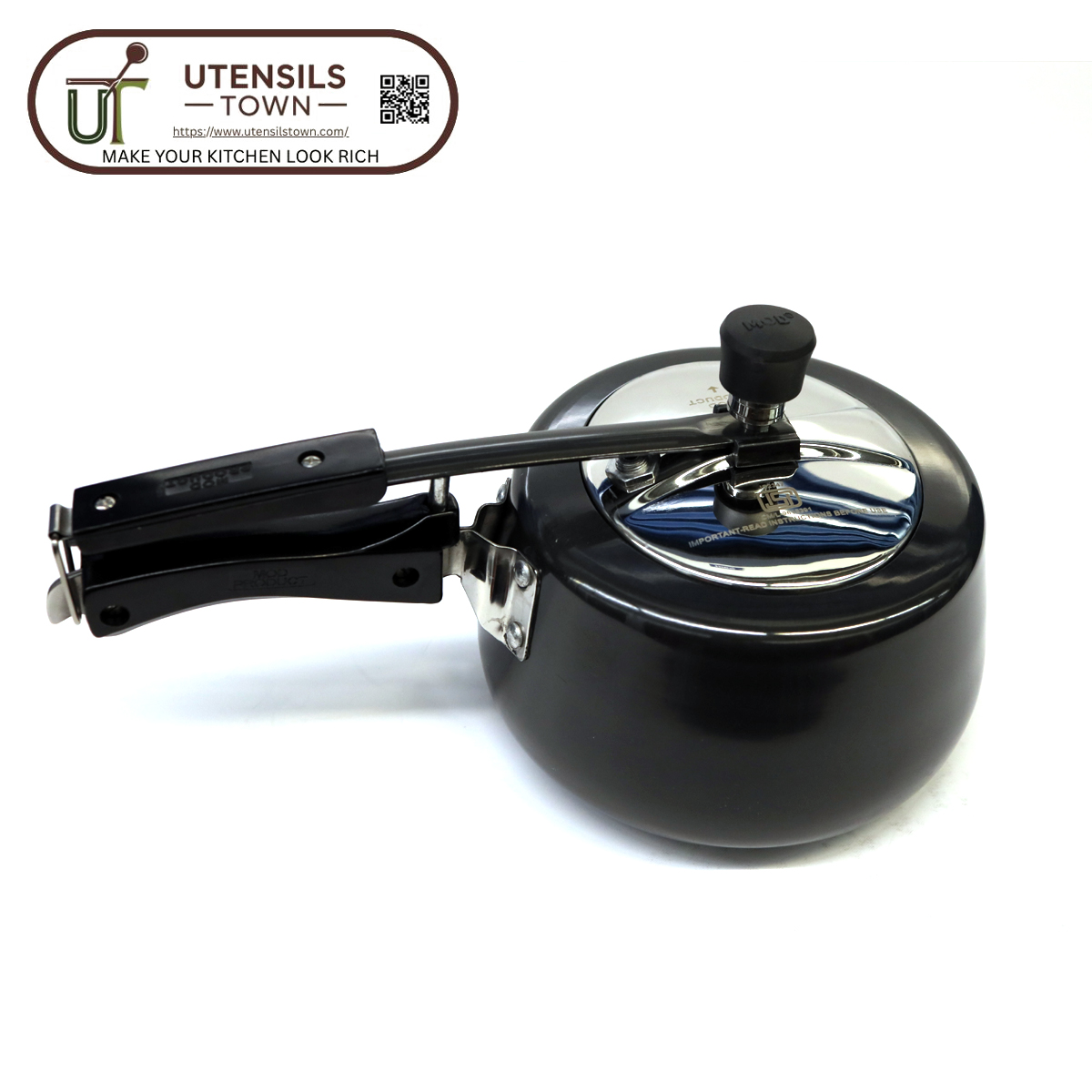 STAYBRITE H/A BLACK COOKER NON STICK - UTENSILS TOWN